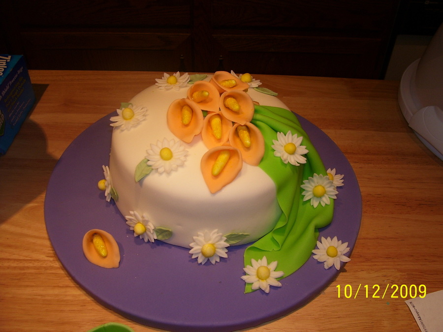 Gumpaste And Fondant Final Cake - CakeCentral.com