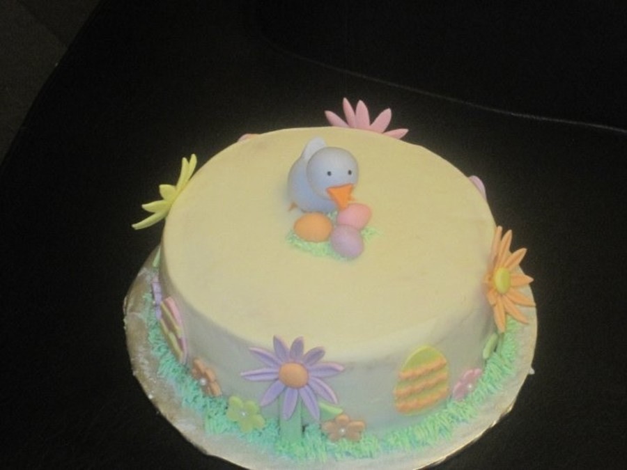 Easter Chick Cake - CakeCentral.com