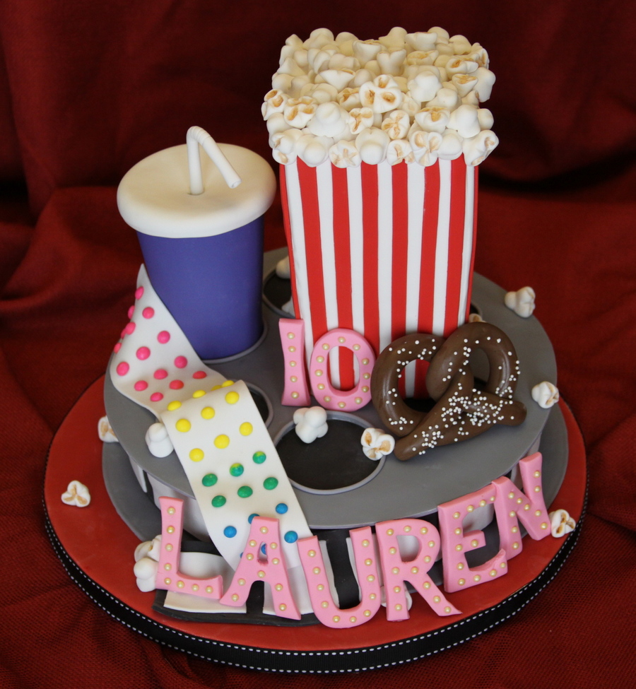 Movie Night Cake - CakeCentral.com