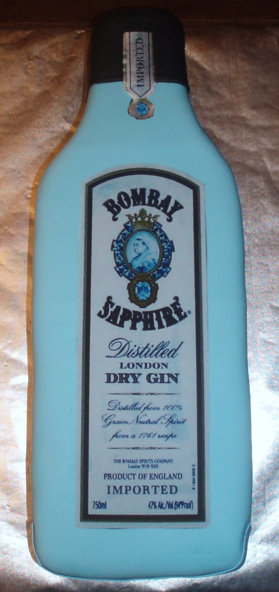 Bombay Sapphire Cake - CakeCentral.com