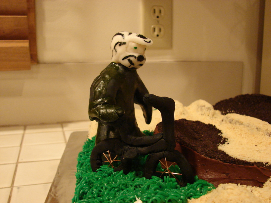 Bmx Race Track Cake - CakeCentral.com