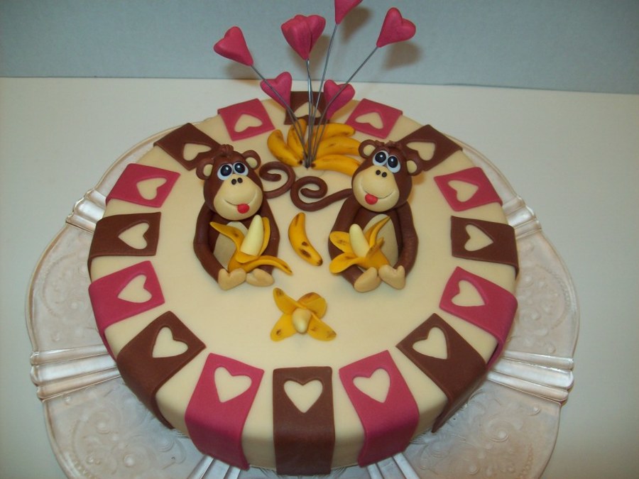 Valentine Monkeys! - CakeCentral.com