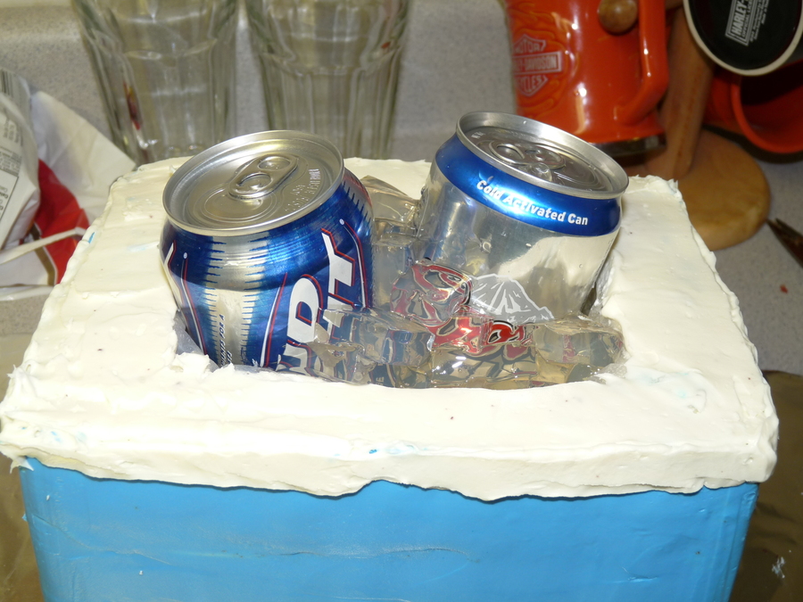 Ice Chest Cake - CakeCentral.com
