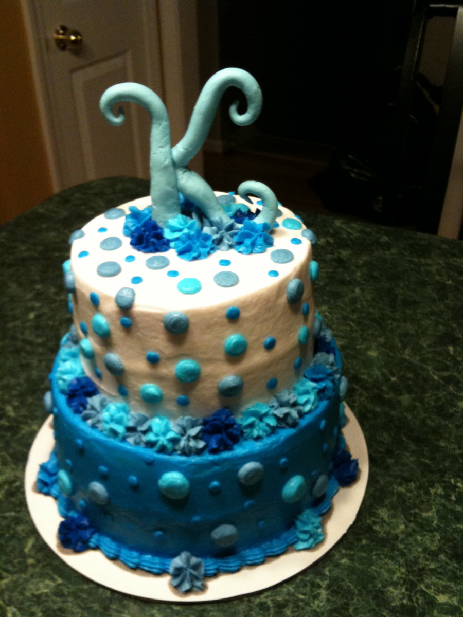 Blue Cake - CakeCentral.com