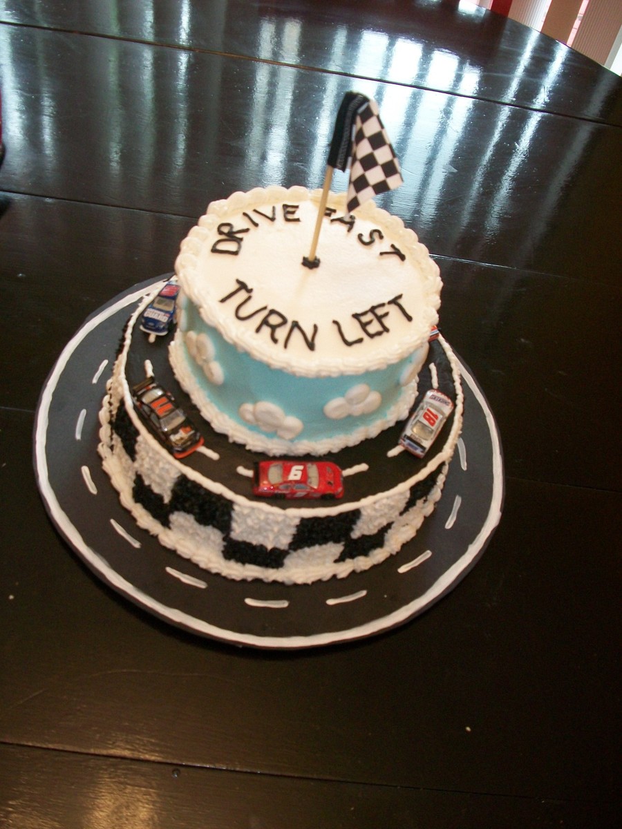 Nascar Cake - CakeCentral.com