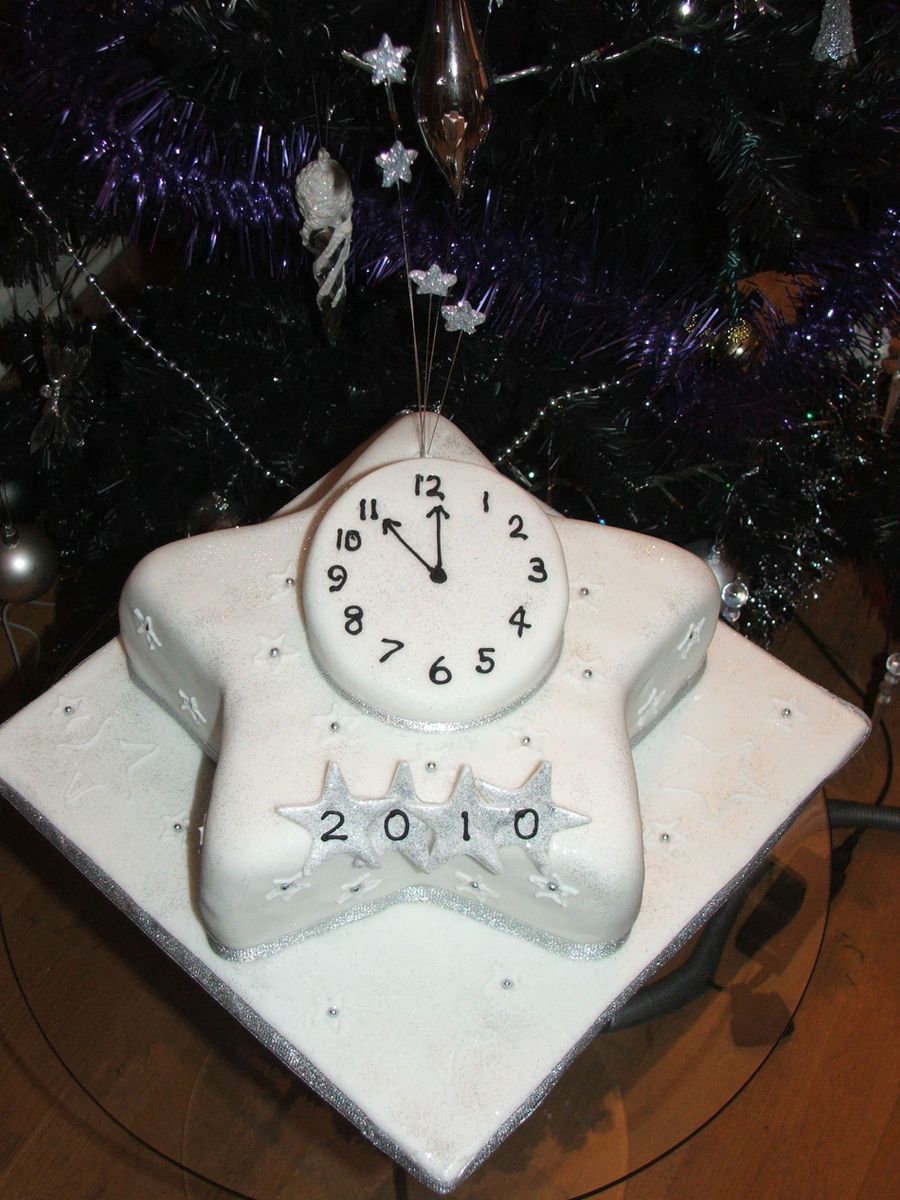 New Year Clock - CakeCentral.com