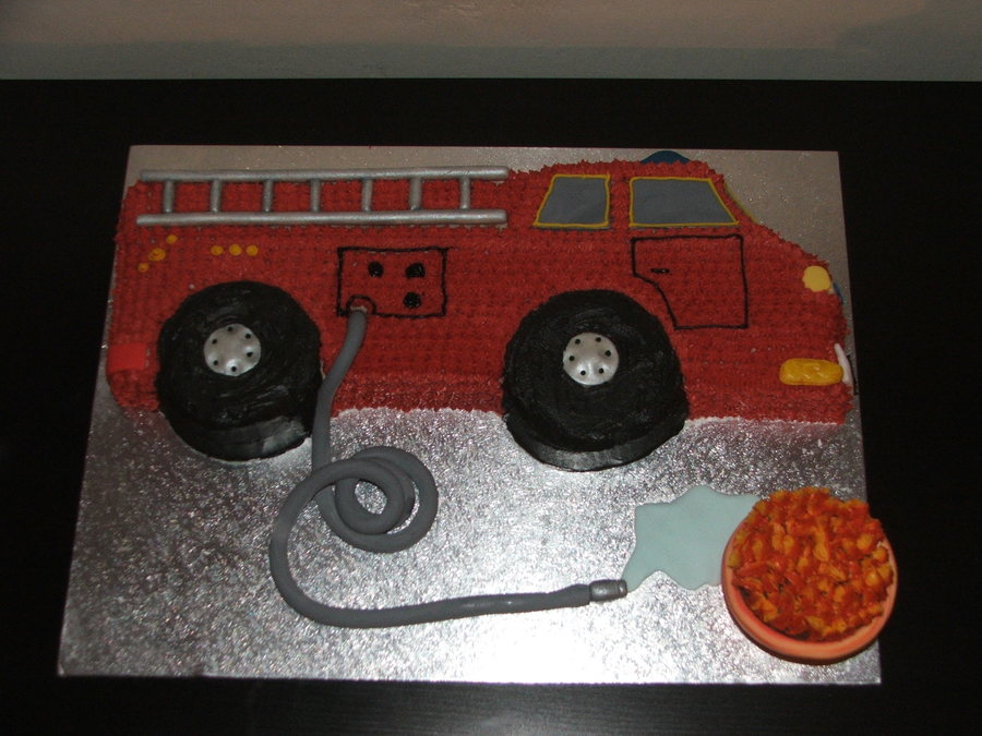 Fire Truck Cake - CakeCentral.com