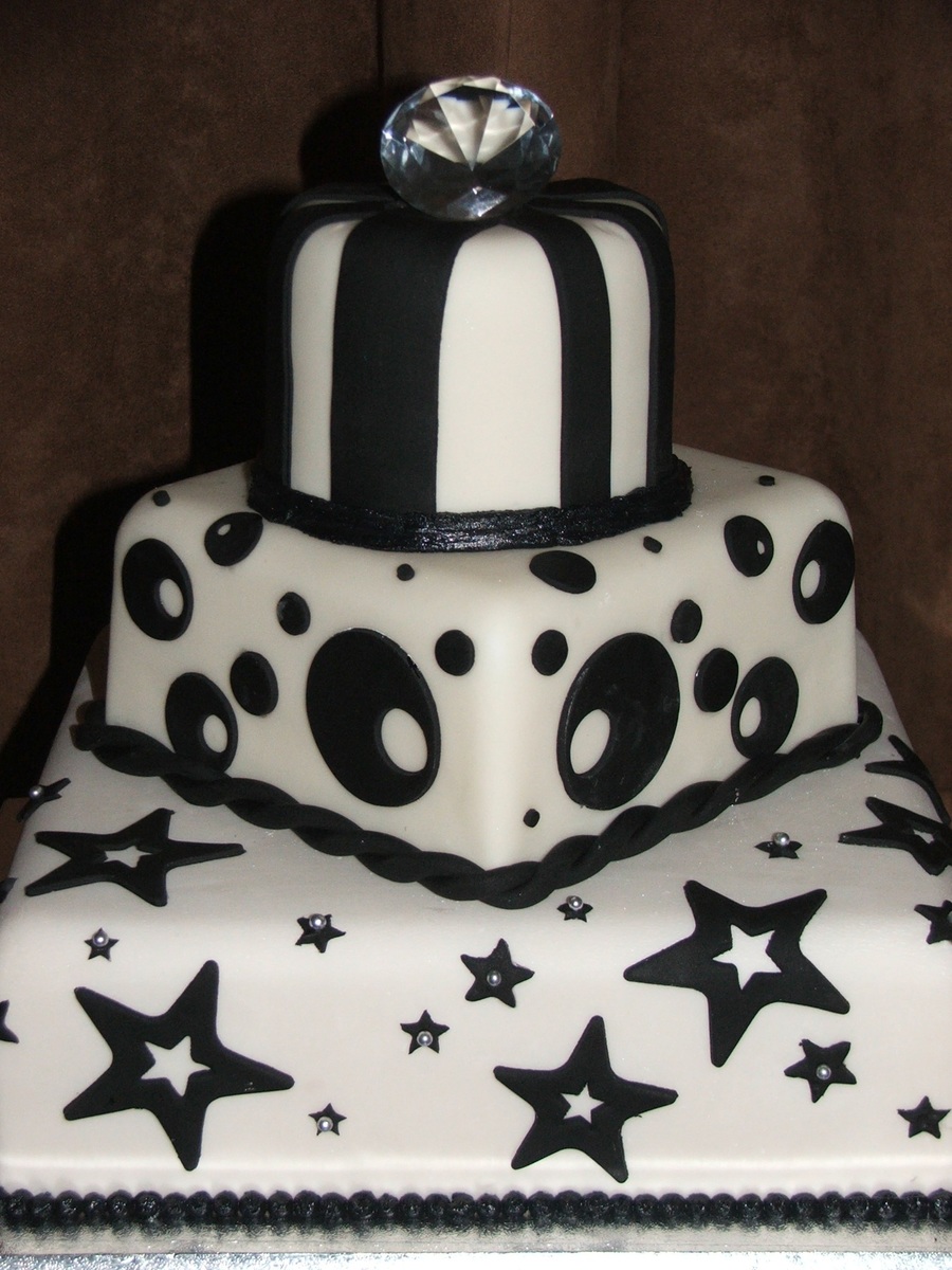 Pazazz Wedding Cake - CakeCentral.com