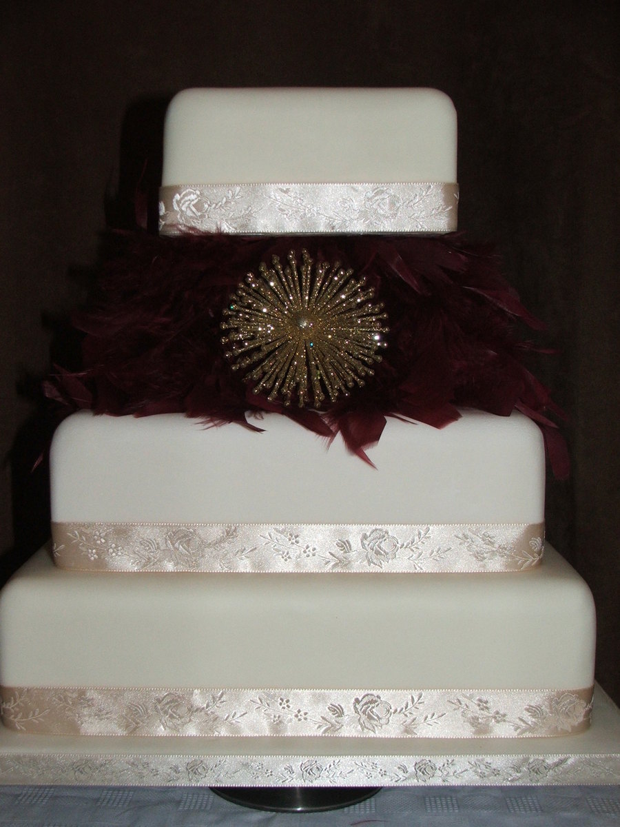 Ellen Wedding Cake - CakeCentral.com