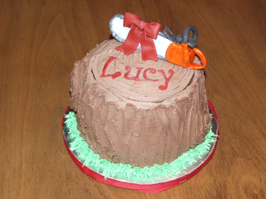 Chainsaw Cake - CakeCentral.com