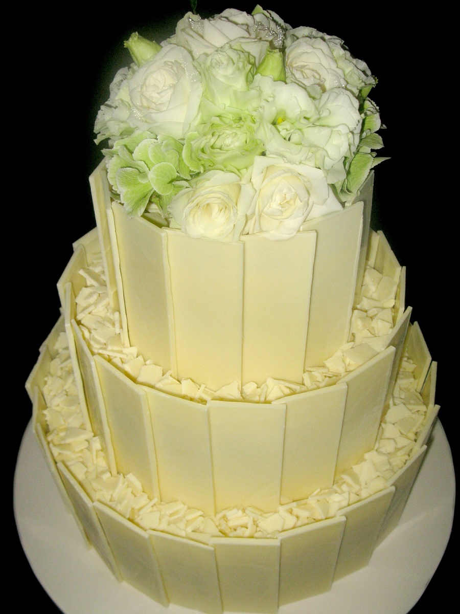 White Chocolate Slab Cake - CakeCentral.com