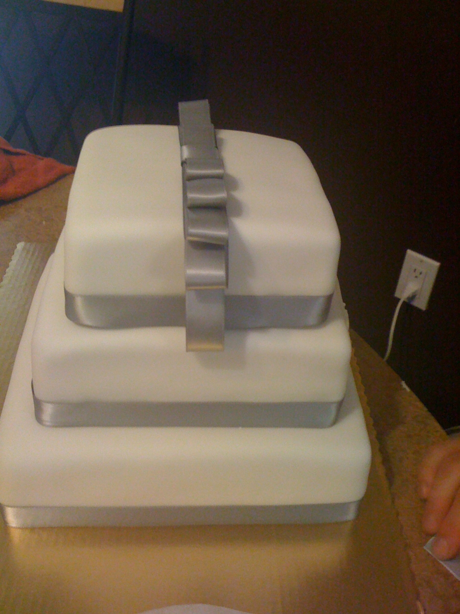Three Tiered Square - CakeCentral.com