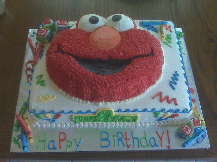 Elmo's World Cake - CakeCentral.com