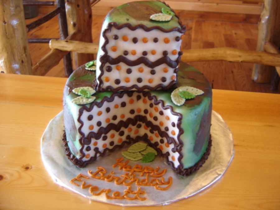 Camo Missing Piece - CakeCentral.com