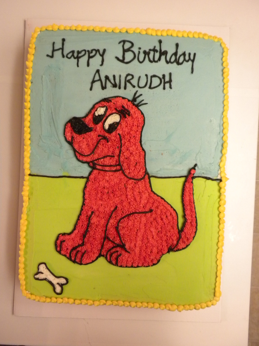 Clifford Cake - CakeCentral.com