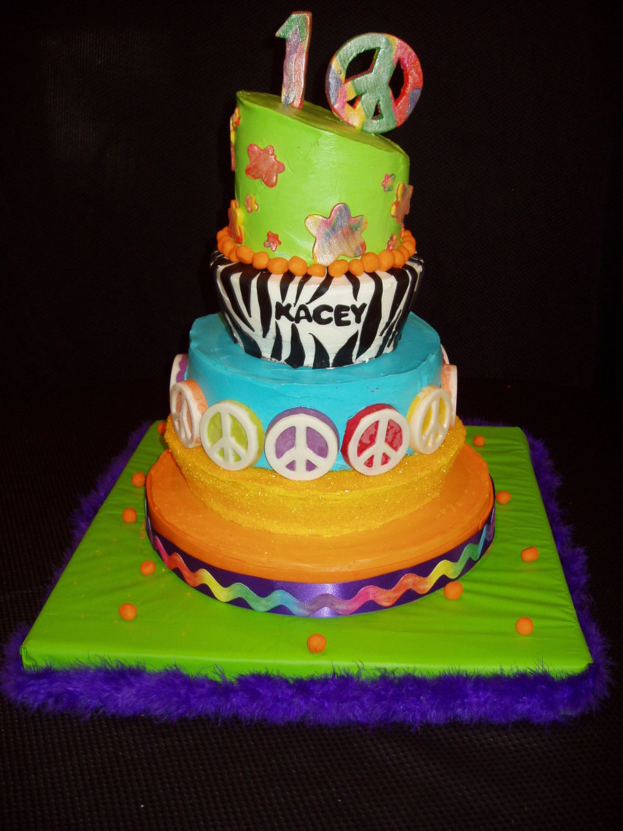 Groovy Cake - CakeCentral.com
