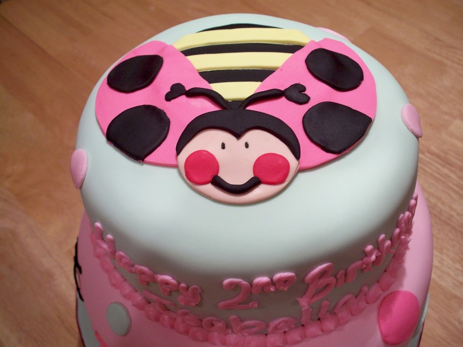 Sweet Lady Bug Cake - CakeCentral.com