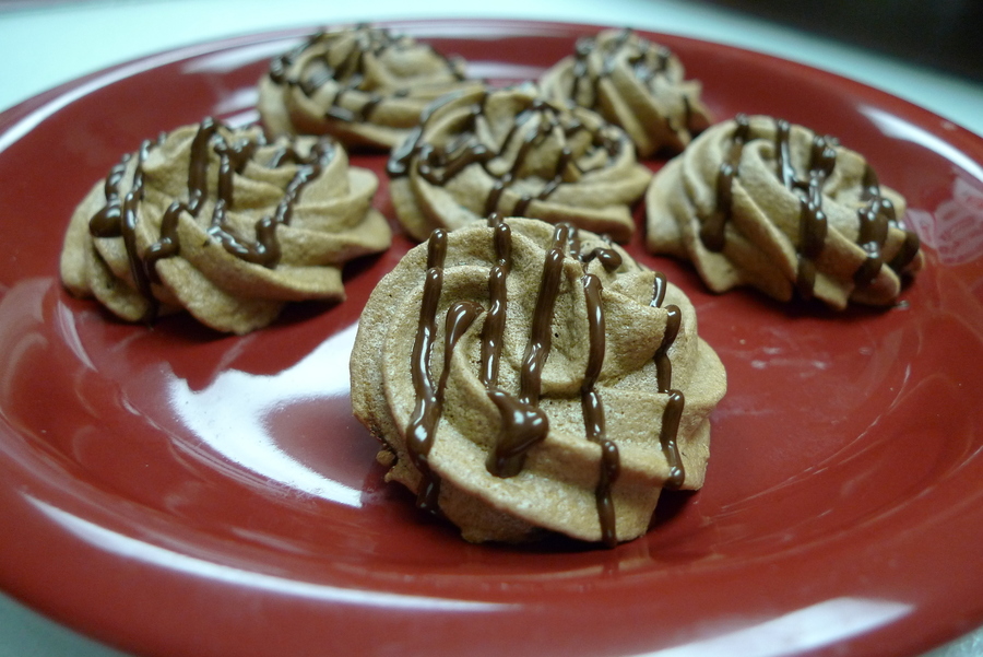 Mocha Meringue Star Cookies - CakeCentral.com