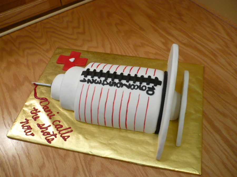 Syringe Cake - CakeCentral.com