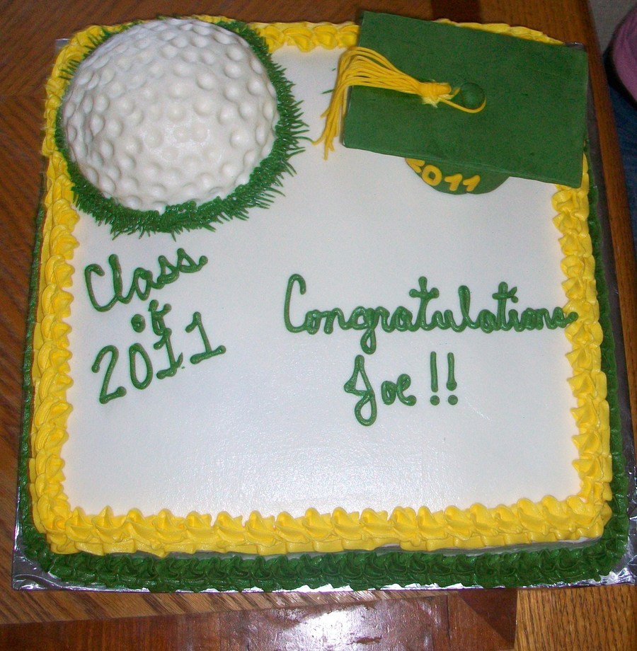 Golf Er Graduation - CakeCentral.com
