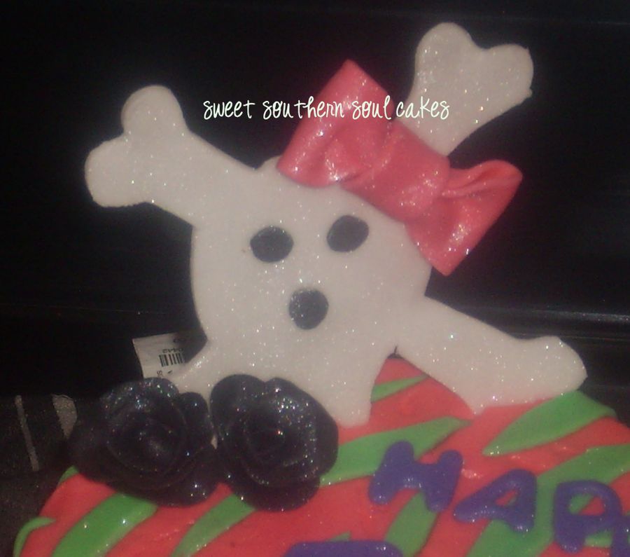 Skull And Cross Bones - CakeCentral.com