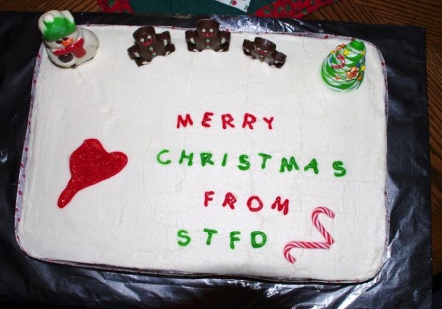 Christmas At The Fire Station - CakeCentral.com