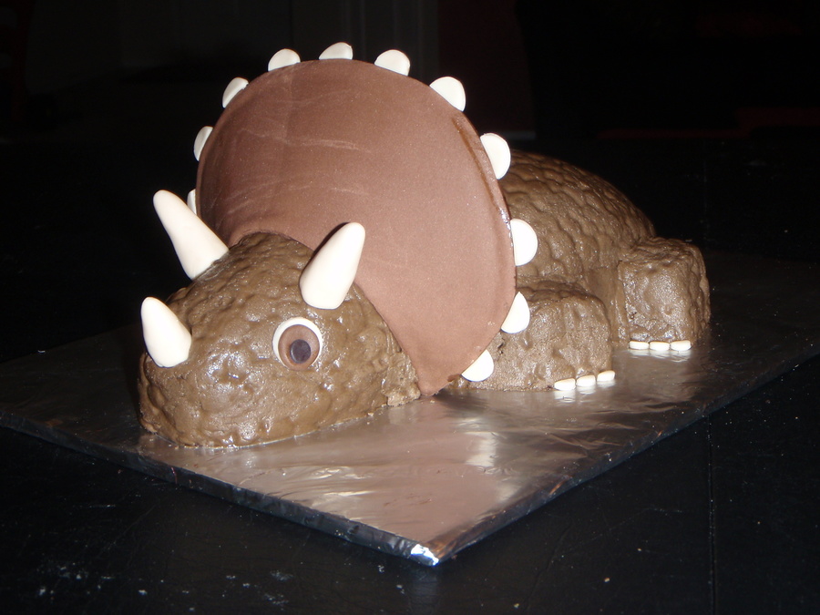 Triceratops Cake - CakeCentral.com
