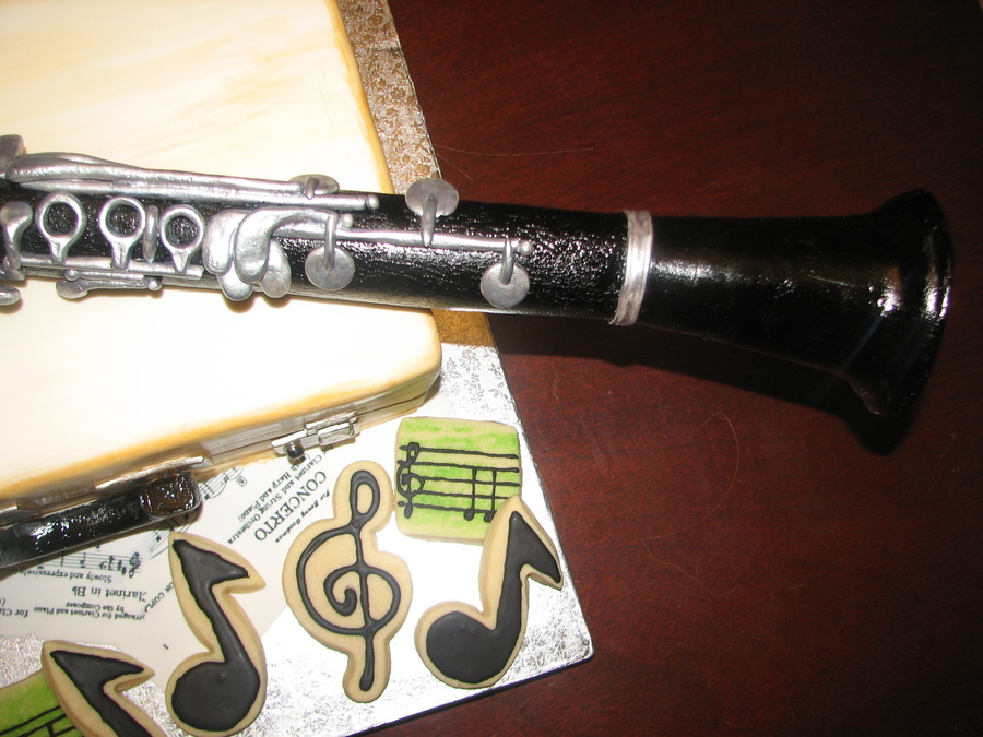 Gumpaste Clarinet & Case - CakeCentral.com