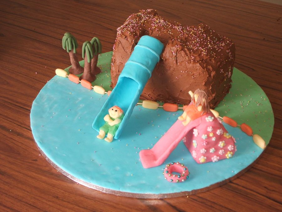 Waterpark Birthday Cake - CakeCentral.com