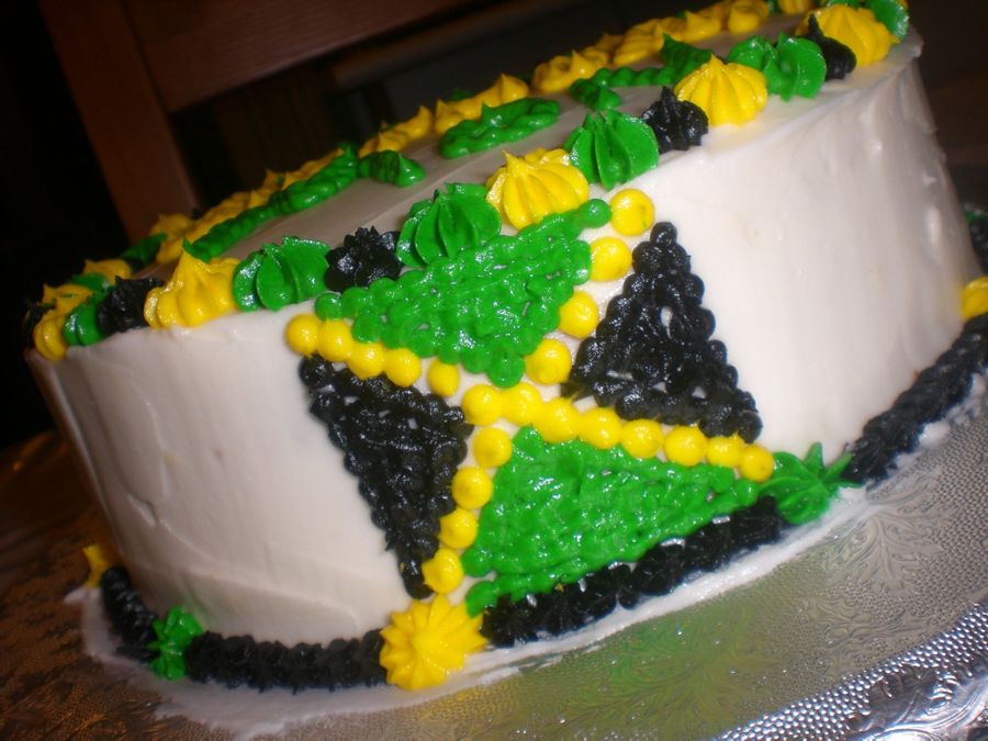 Jamaican Birthday Cake - CakeCentral.com