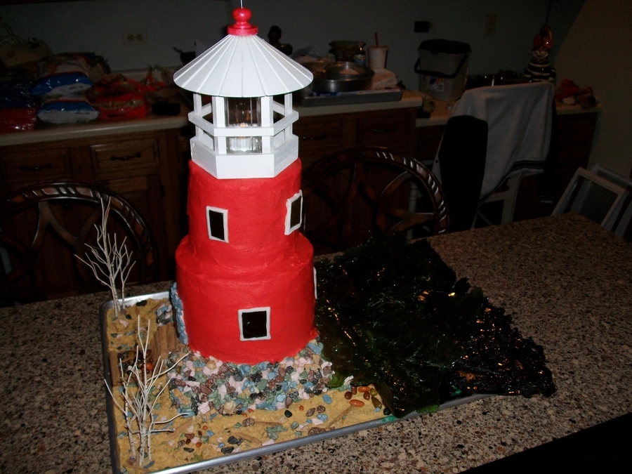 Lighthouse Cake - CakeCentral.com