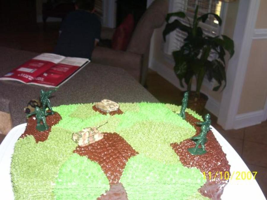 Army Man Cake - CakeCentral.com