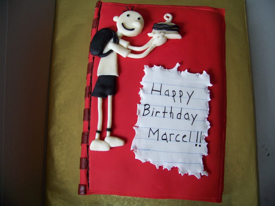 Diary Of A Wimpy Kid Birthday Cake - CakeCentral.com
