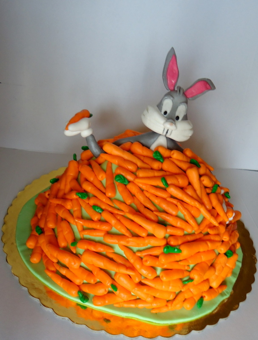 Bucks Bunny, Cartoons, Carrots - CakeCentral.com