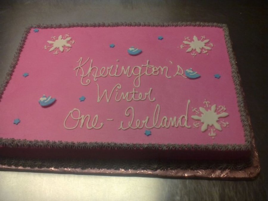 Winter Cake - CakeCentral.com