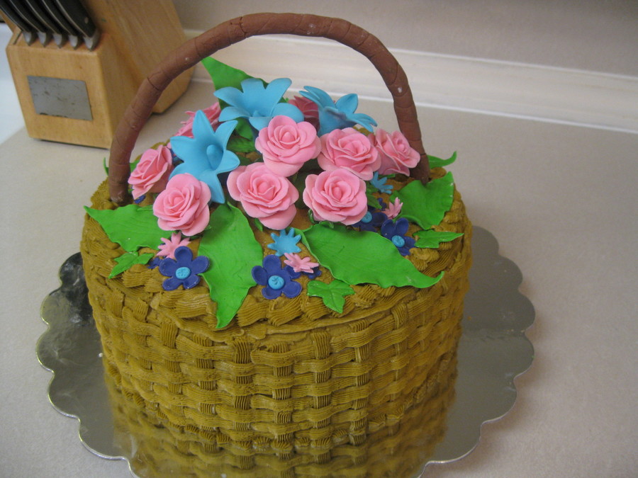 Flower Basket - CakeCentral.com