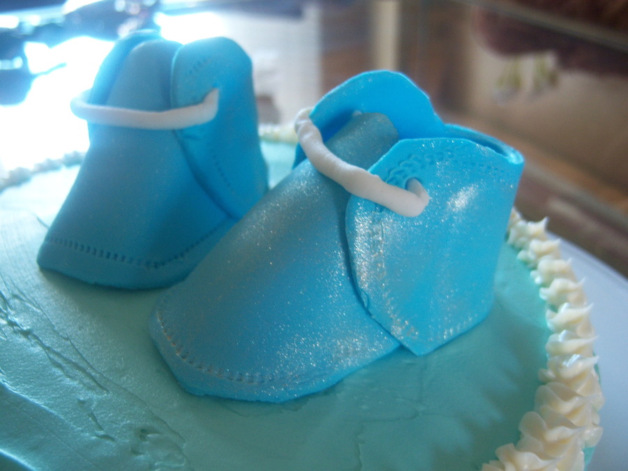 Blue Booties - CakeCentral.com
