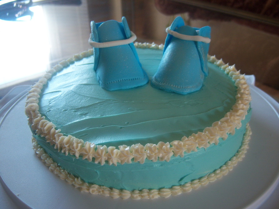 Blue Booties - CakeCentral.com