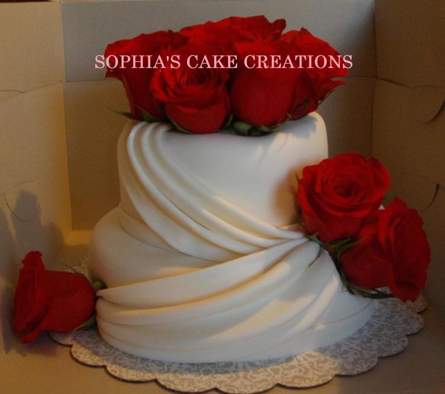 Rose Cake - CakeCentral.com