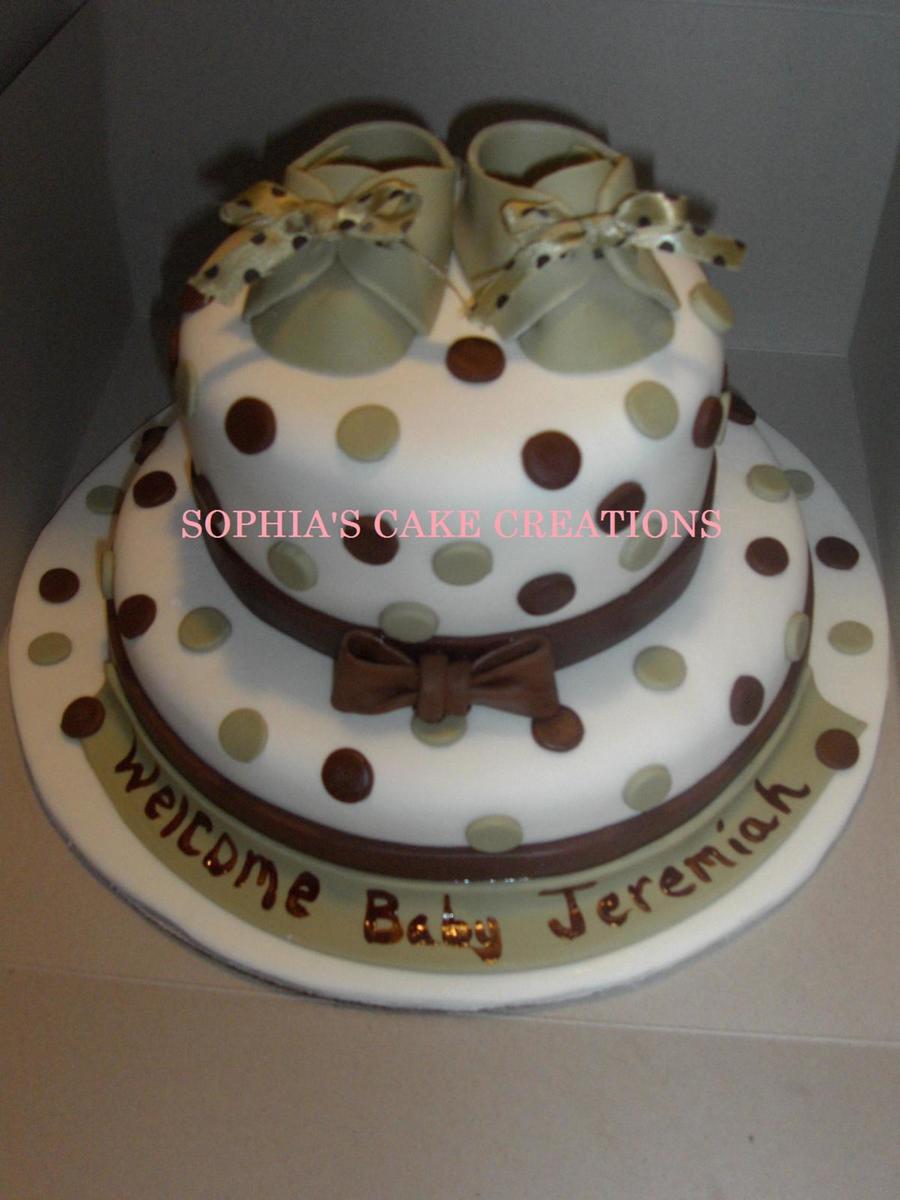 Baby Bootie Cake - CakeCentral.com