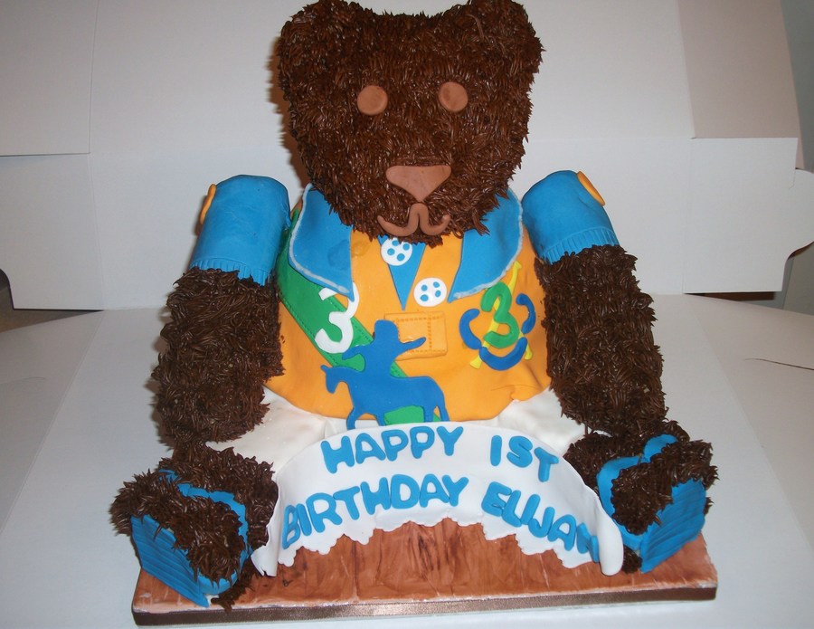 Polo Teddy Bear - CakeCentral.com