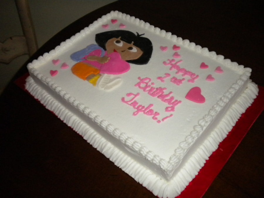 Taylor's Dora Cake - CakeCentral.com