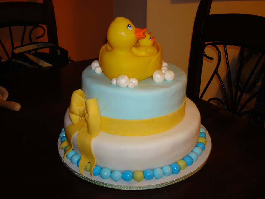 Splish Splash Baby Shower Cake - CakeCentral.com