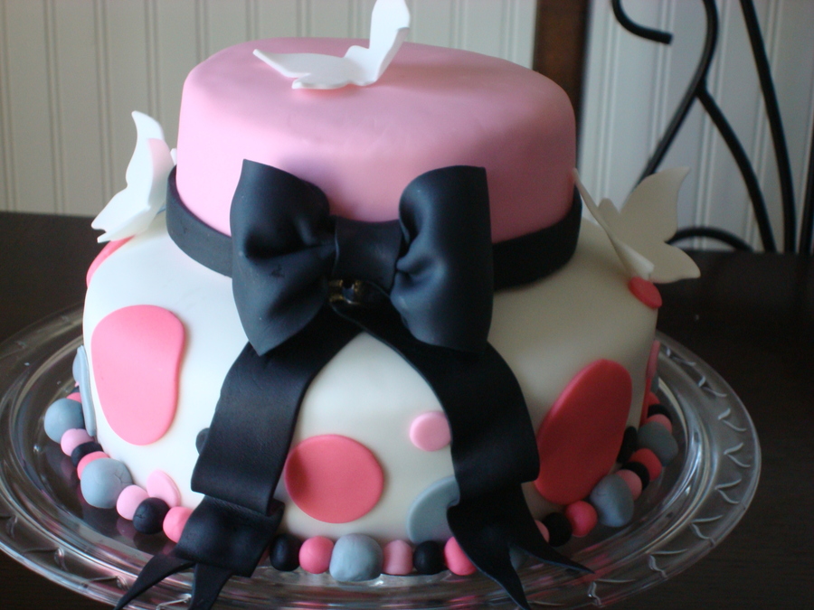 Ashley's First Birthday Cake - CakeCentral.com