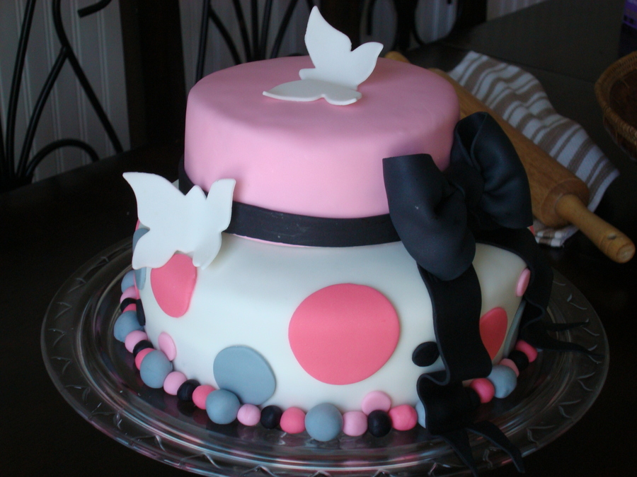 Ashley's First Birthday Cake - CakeCentral.com