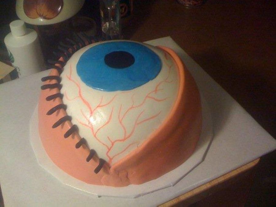 Eyeball Cake - CakeCentral.com