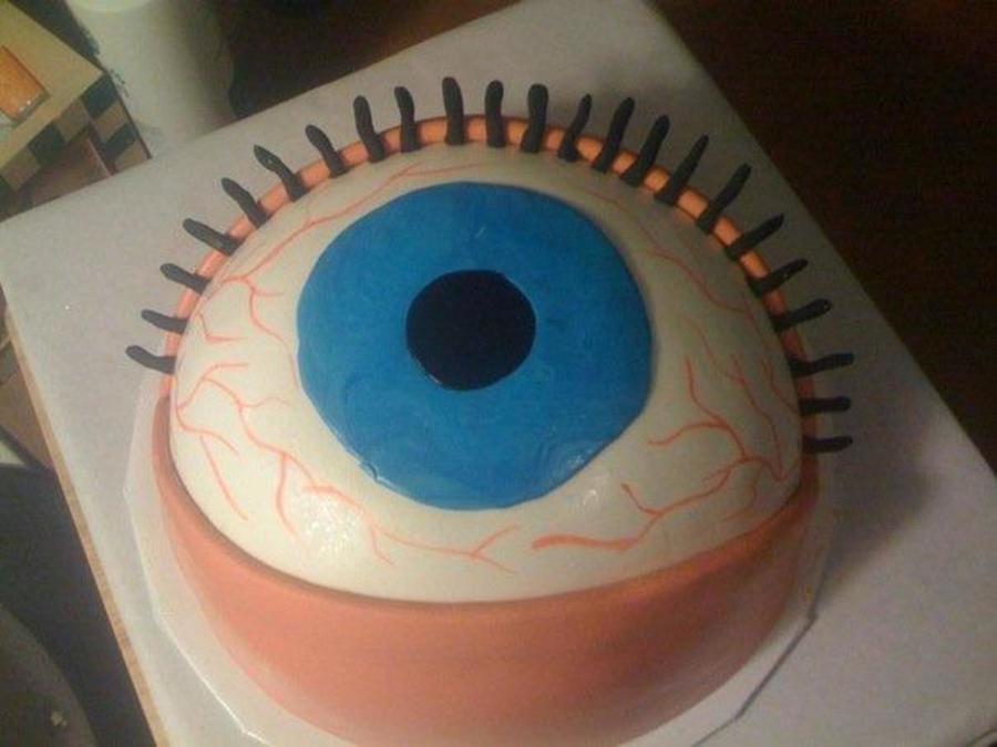 Eyeball Cake - CakeCentral.com