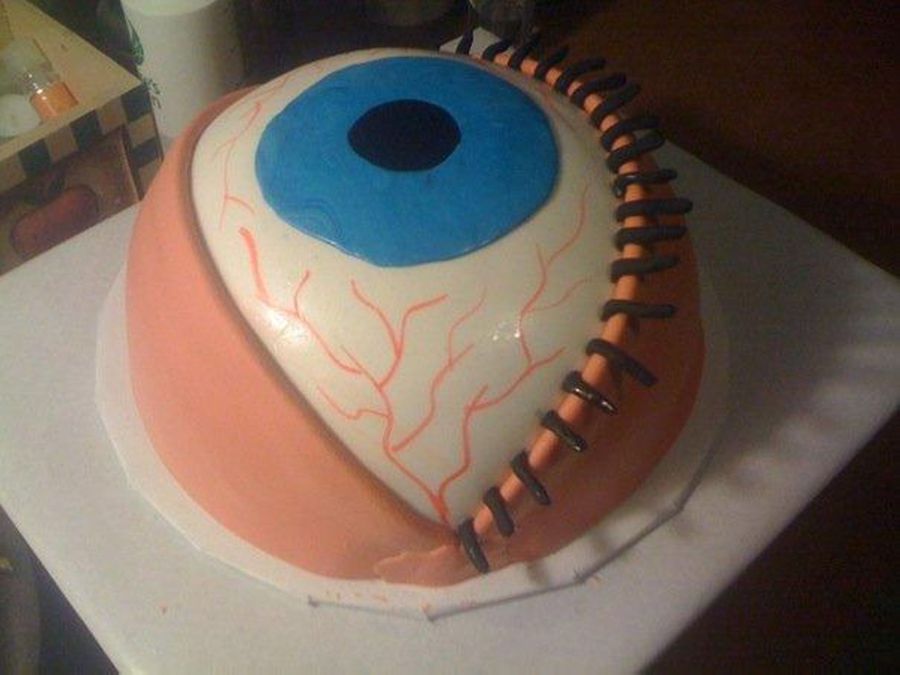 Eyeball Cake - CakeCentral.com
