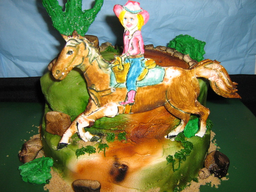 Hanna's Cowboy - CakeCentral.com