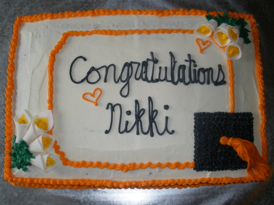 Osu Graduation Cake - CakeCentral.com